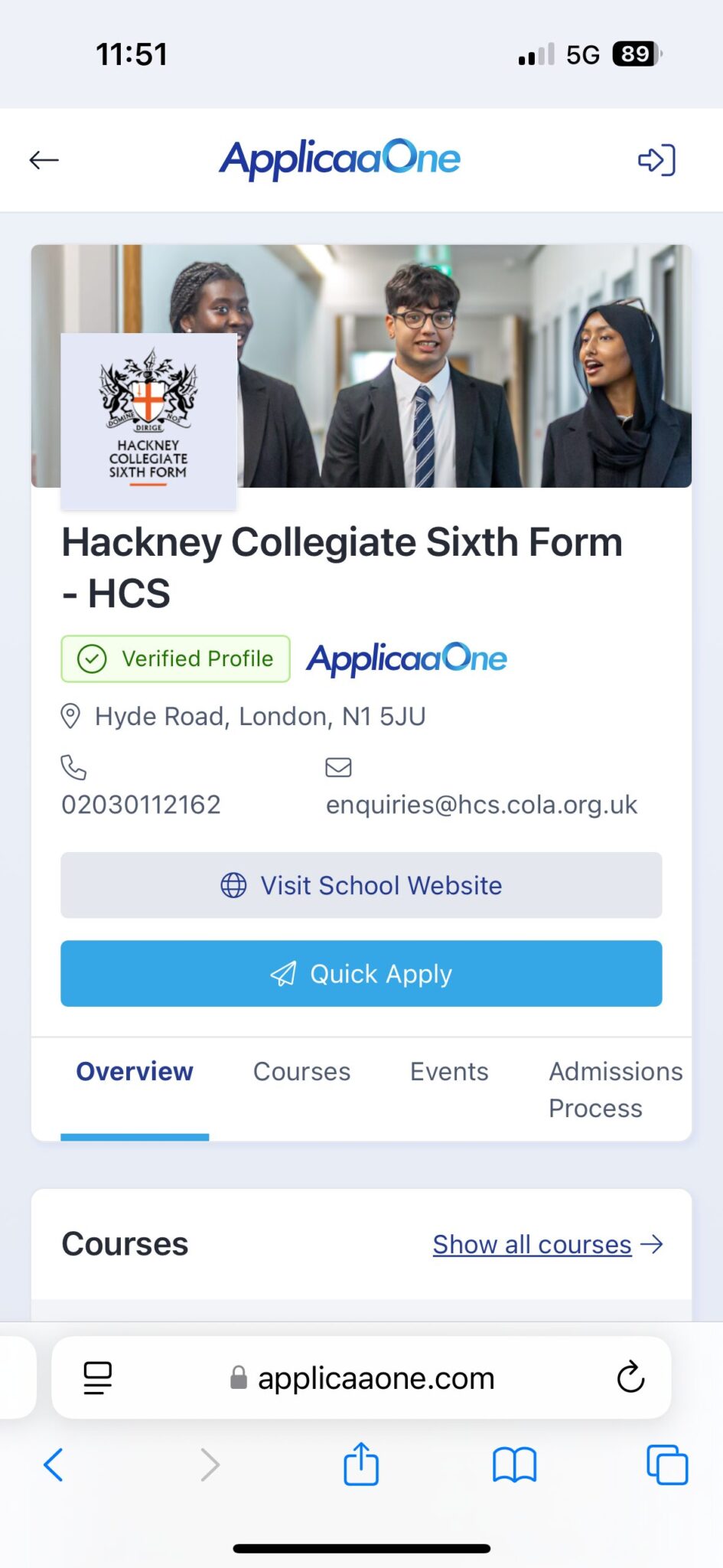 How to apply - Hackney Collegiate Sixth Form